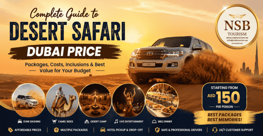 Desert Safari Dubai Price 2026 | Packages, Costs & Deals